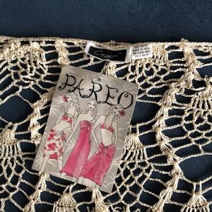 Cejon | Accessories | Nwt Crme Crochet Beach Shawl | Poshmark